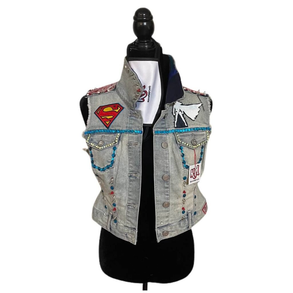 Warriors Denim Vest| Battle Jackets on SALE| Retro Jacket| Racer Jacket